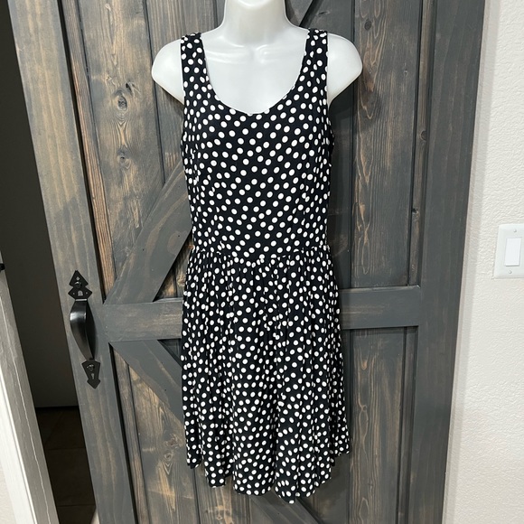 Ellen Ashley | Dresses | Vintage 8s 90s Ellen Ashley Black White Polka ...